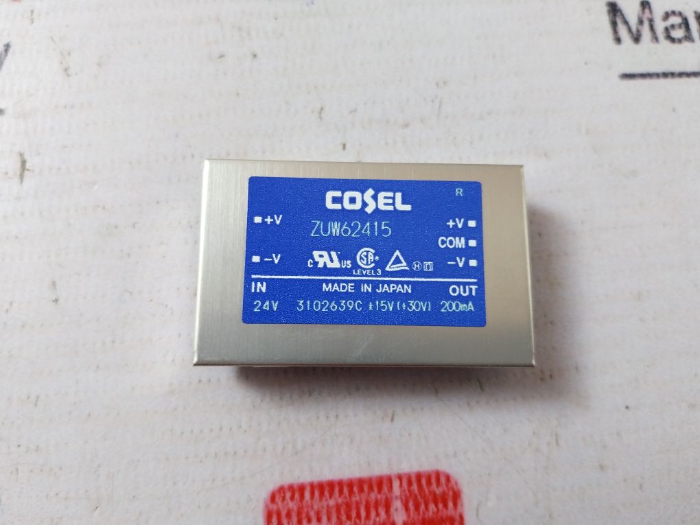Cosel Zuw62415 Power Supply Module 200Ma – Aeliya Marine