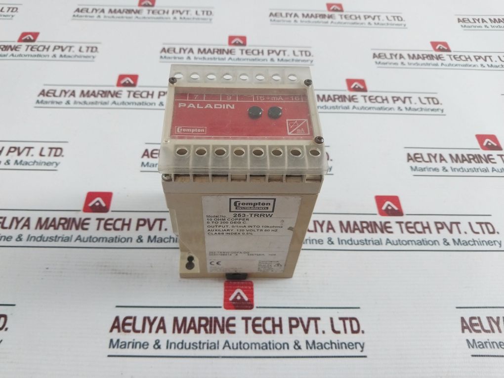 Crompton Paladin 253-trrw Current Transducer 10 Ohm 120 Volts 60Hz ...