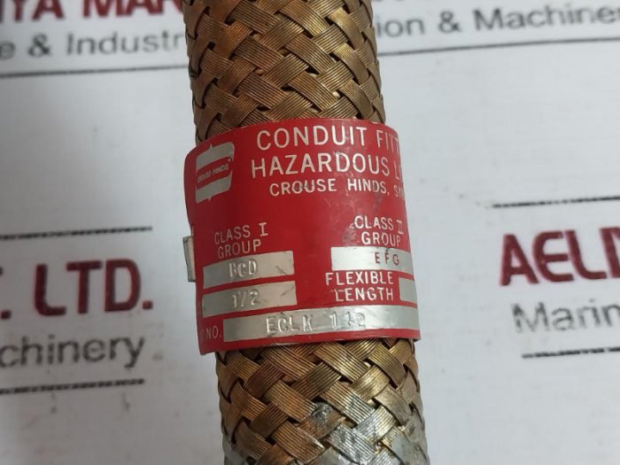 Crouse-hinds Eclk 112 Explosion Proof Flexible Conduit Coupling Size:1 ...