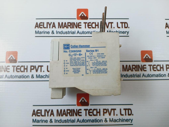 Cutler-hammer C306Gn3 Thermal Overload Relay H2014B – Aeliya Marine