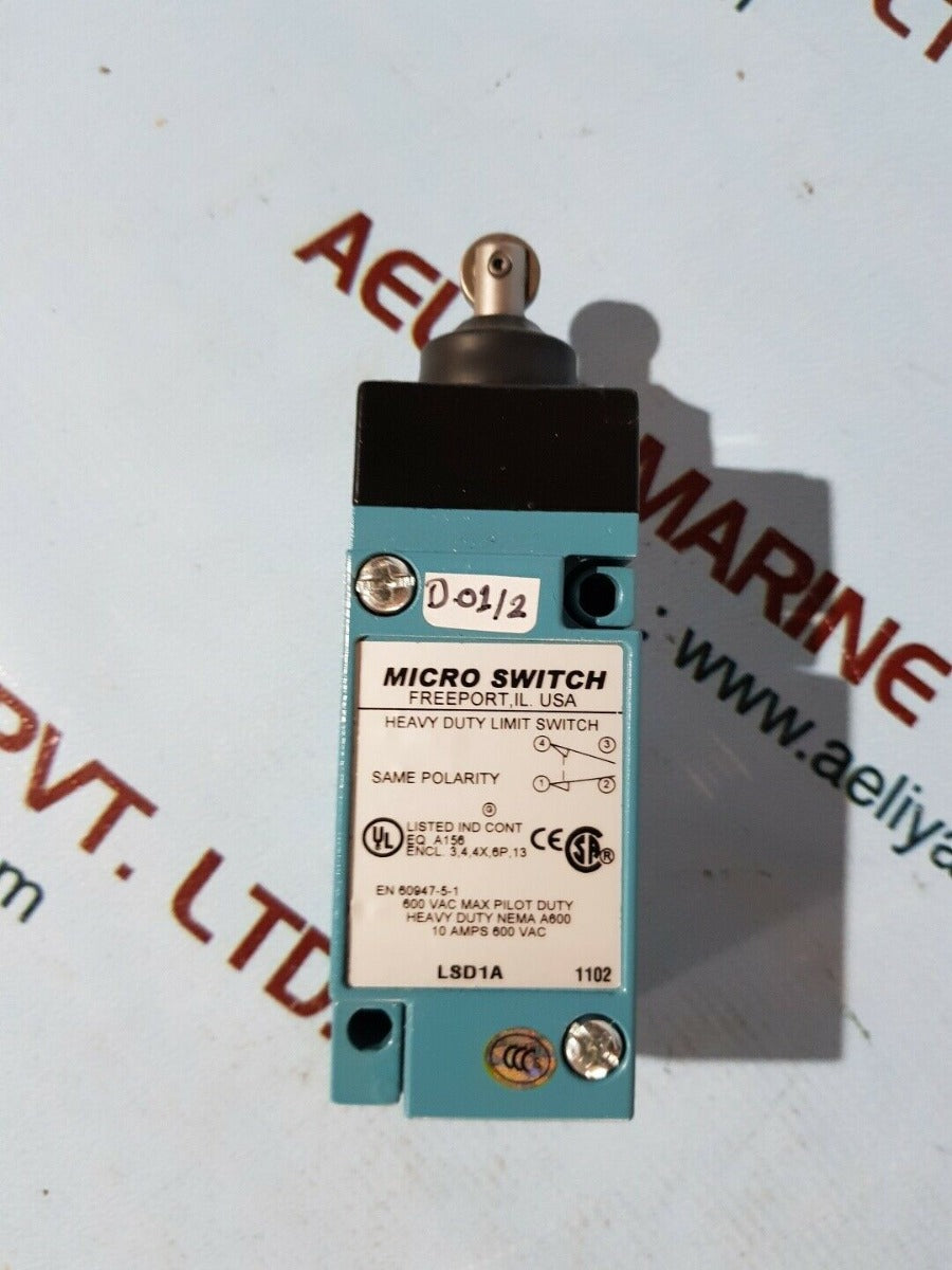 Honeywell lsd1a micro switch 10amps 600vac – Aeliya Marine