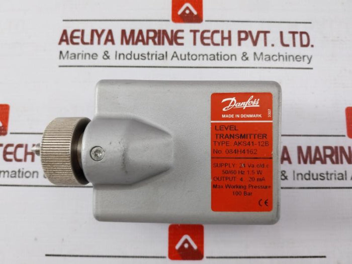 Danfoss Aks41-12B Level Transmitter 24V Ac/Dc 4-20Ma 100 Bar 084H4162 ...