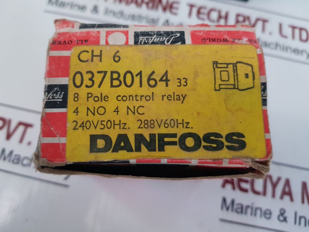 Danfoss CH6 8-Pole Control Relay 6A 500V – Aeliya Marine