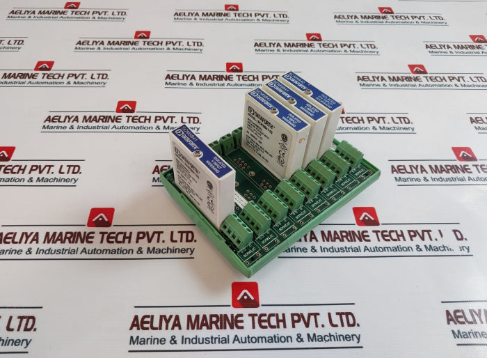 Dataforth Scmpb07-3 8 Channel Backpanel W/Analog Voltage Input Module ...