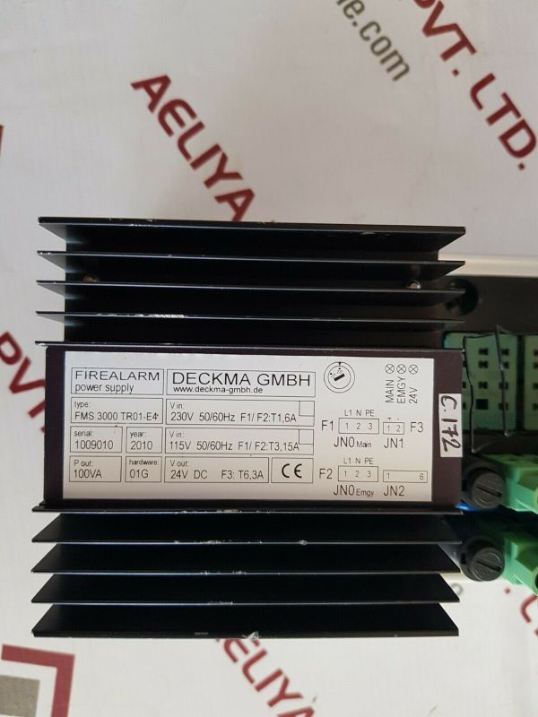 Deckma Fms 3000 Tr01 E4 Firealarm Power Supply Aeliya Marine