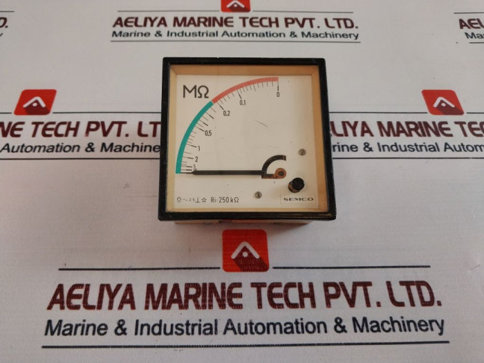 Deif 0-10 ∞ MΩ Insolation Monitor 250 KΩ Analog Panel Meter – Aeliya Marine