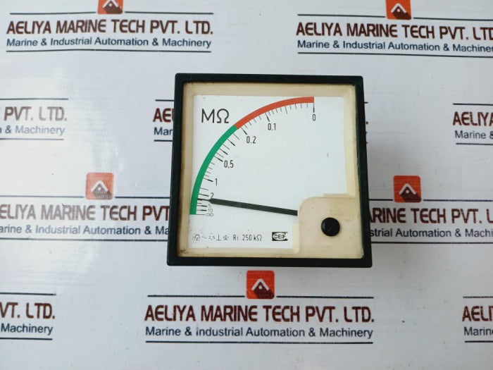 Deif 0-10∞MΩ Isolation Monitor Analog Panel Meter – Aeliya Marine