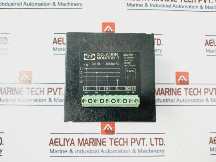 Deif 0-10∞MΩ Isolation Monitor Analog Panel Meter – Aeliya Marine