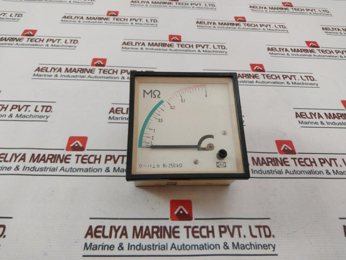 Deif 250KÎ© 0 â€“ 10âˆžMÎ© Meter Isolation Monitor Ii Analog Panel Mou ...