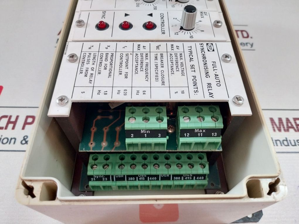 Deif Full-auto Synchronising Relay 0-200Ms – Aeliya Marine