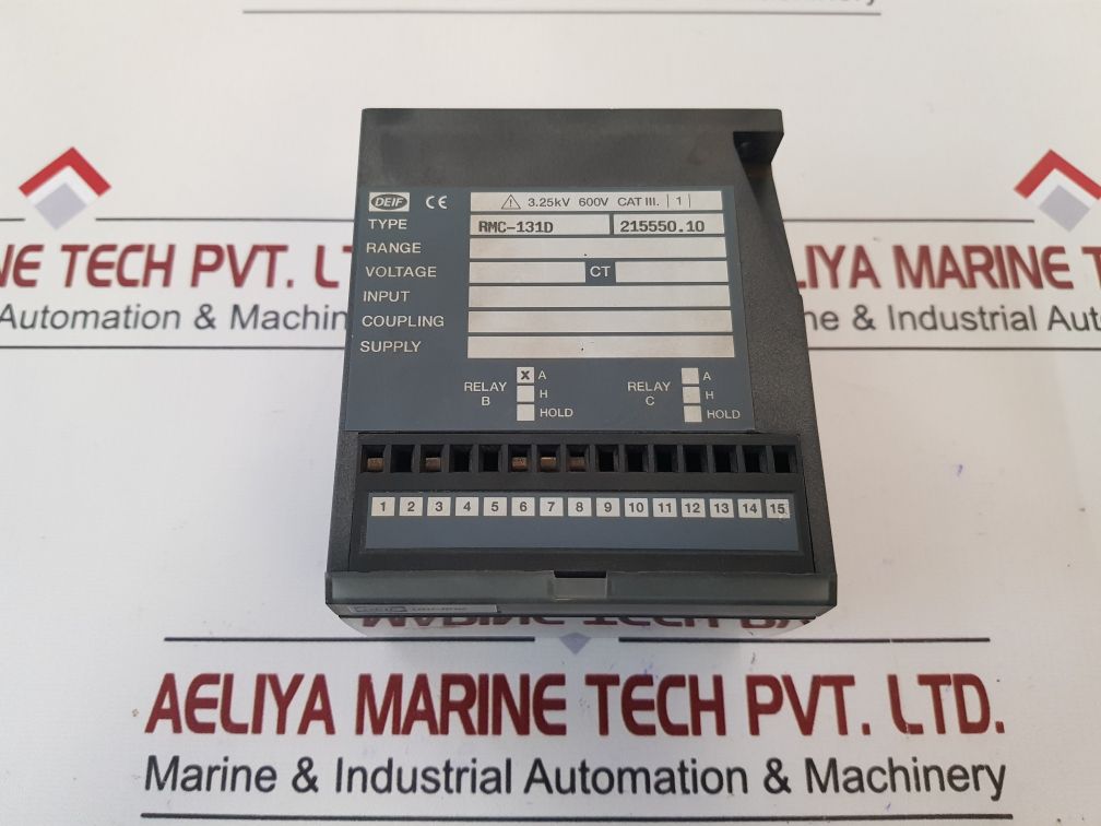 DEIF RMC-131D Differential Current Relay – 3.25kV – Aeliya Marine
