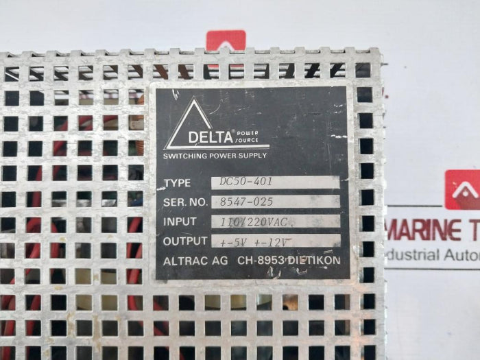 Delta Power Source Dc50-401 Switching Power Supply Unit 110/220Vac ...