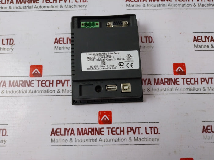 Delta Dop-b03S211 Human Machine Interface Panel Dc 24V – Aeliya Marine