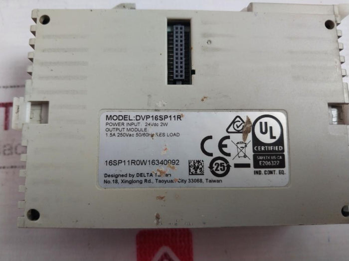 Delta Dvp-16Sp Dvp16Sp11R Plc Digital I/O Module 24Vdc 2W E206327 – Aeliya Marine