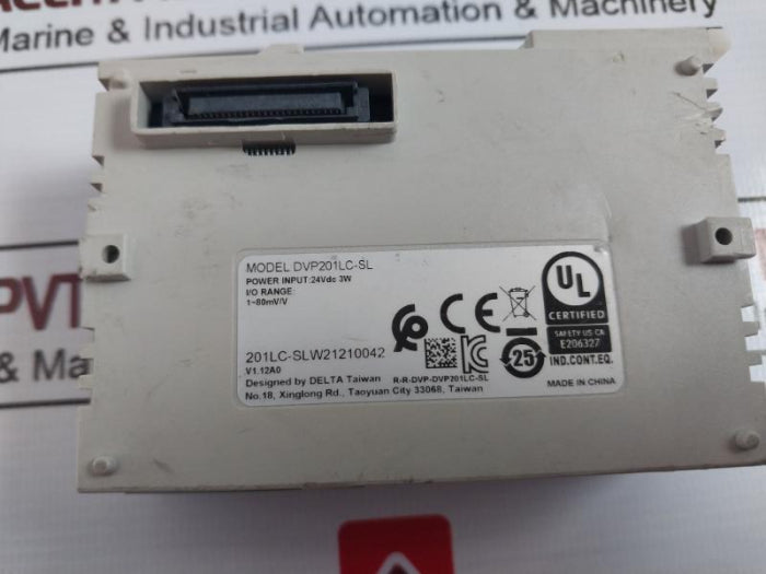 Delta Dvp201Lc-sl Load Cell Module 24Vdc 3W, V1.12A0 – Aeliya Marine