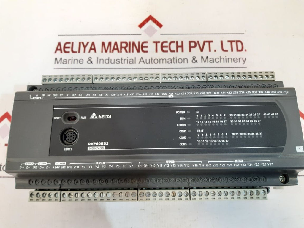 Delta DVP60ES200T PLC – 36DI/24DO, 100-240V AC – Aeliya Marine