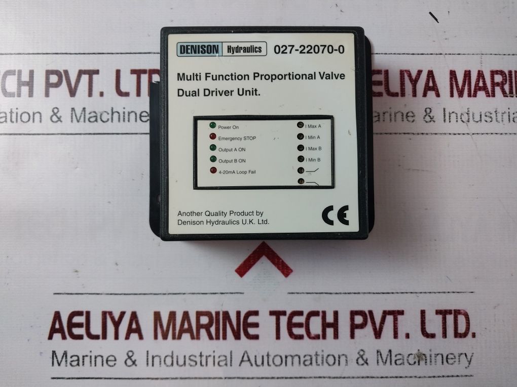 Denison 027-22070-0 Multi Function Proportional Valve Dual Driver Unit ...