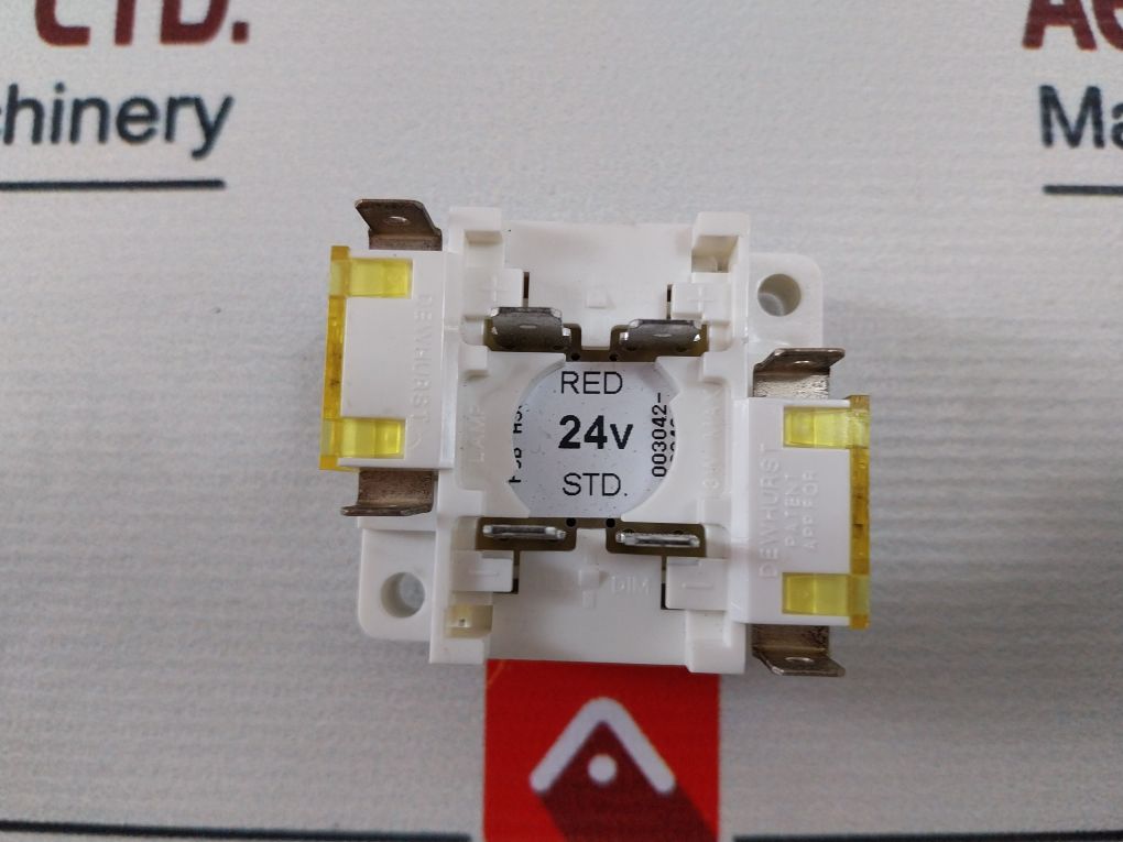 Dewhurst Red Push Button 24V 3W – Aeliya Marine