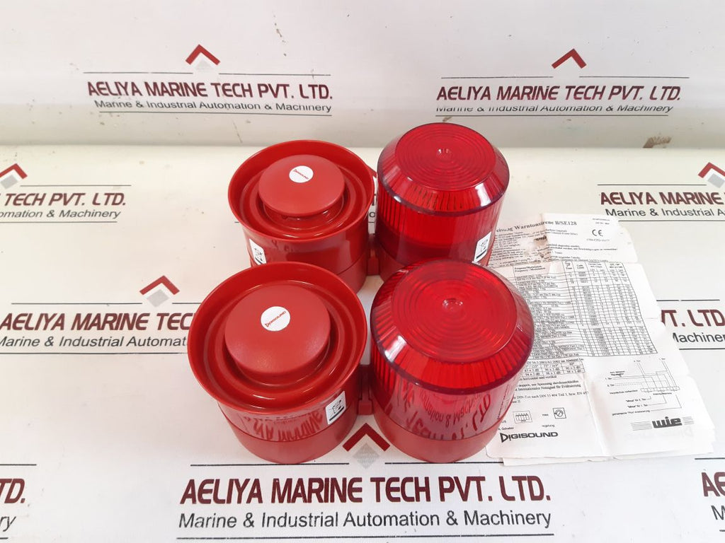 Digisound B/Se 128 Warning Siren /Red Horn En54-3 Sounder Beacon ...