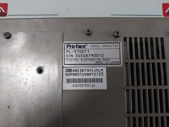 Digital Electronics Pro-Face PL-5700T1 Panel Computer (Display Properl – Aeliya Marine