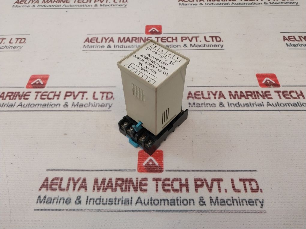 Dong Ah Ac200V-220V/Dc90V Rectifier Unit With Base – Aeliya Marine