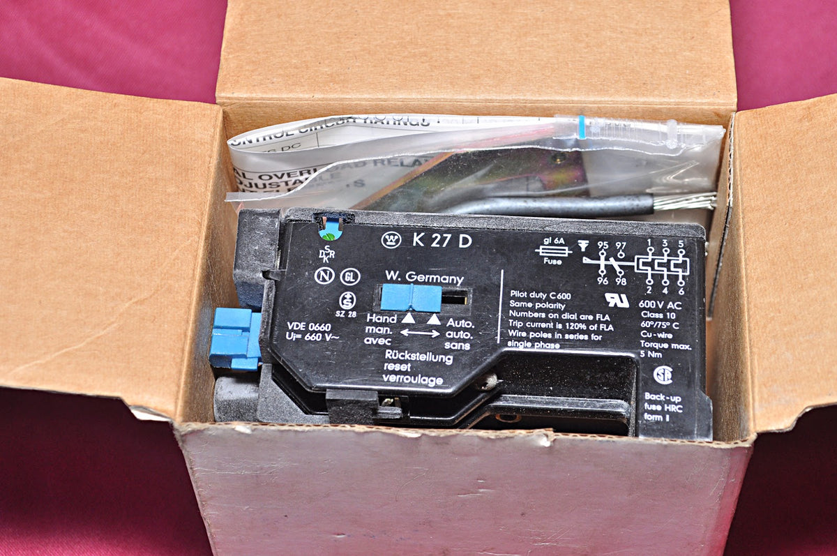 WESTINGHOUSE K 27 D THERMAL OVERLOAD RELAY – Aeliya Marine