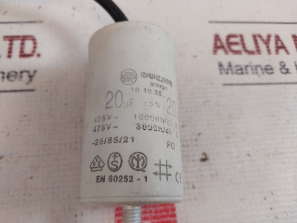 Ducati 16.10.25 Motor Run Capacitor En 60252-1 – Aeliya Marine