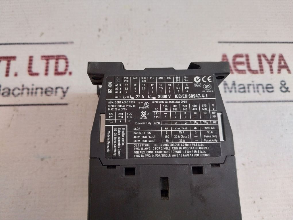 Eaton Dilm12-10 Contactor – Aeliya Marine