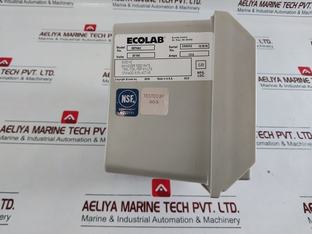 Ecolab Vanguard Dry Max Control Box – Aeliya Marine