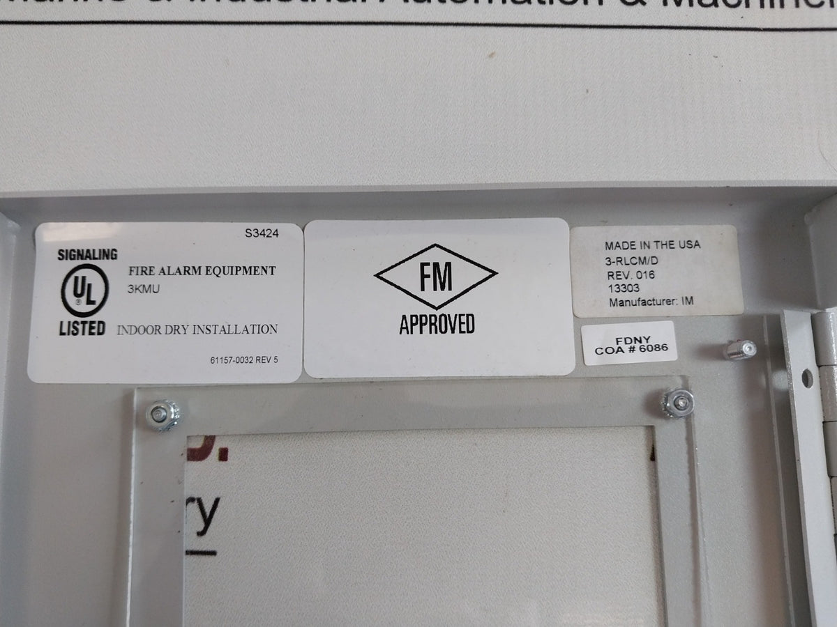 Edwards Est3 3-rlcm/D Remote Annunciator Doors – Aeliya Marine