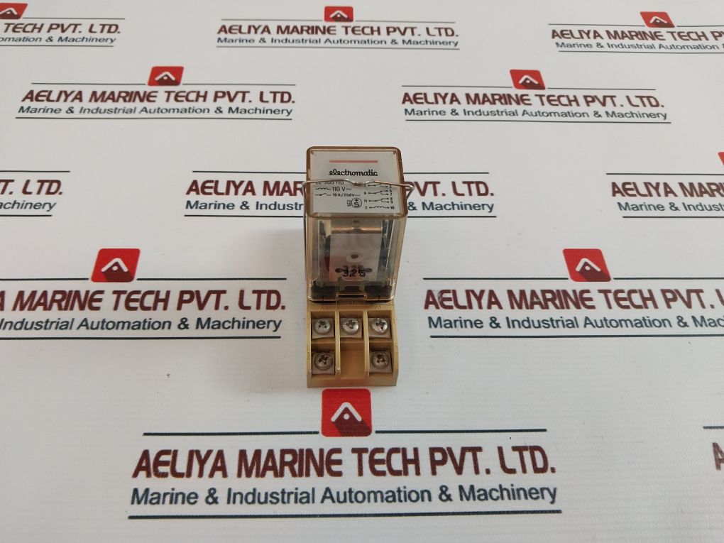 Electromatic El 305 110 Relay With Base 110V~ – Aeliya Marine