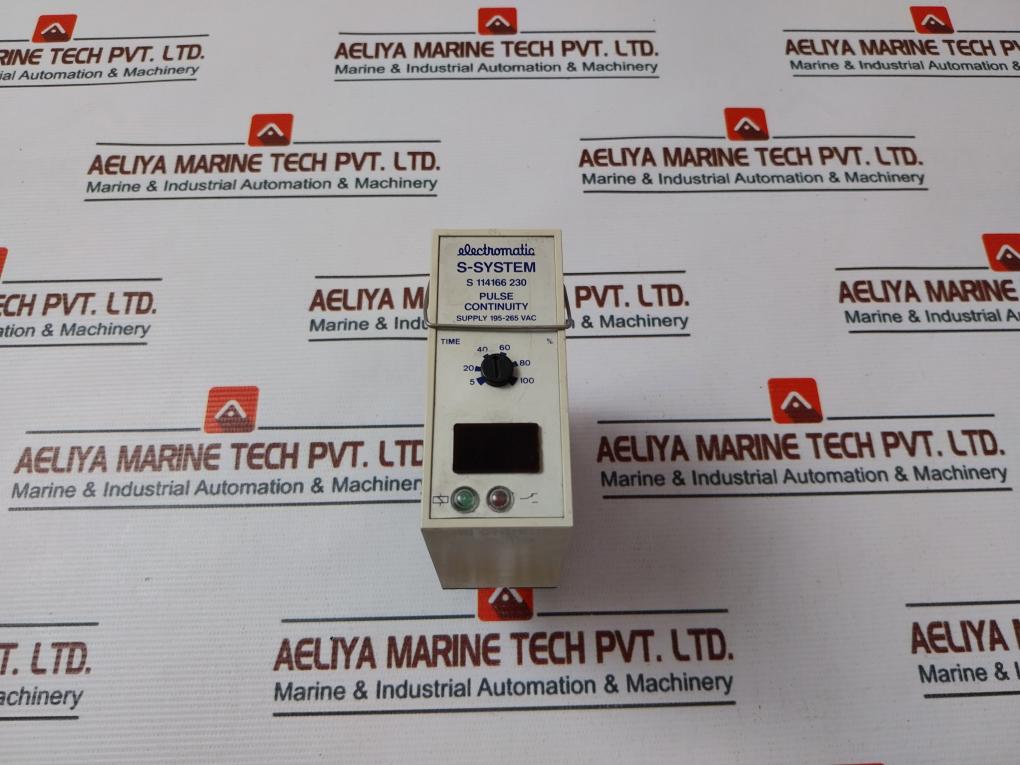 Electromatic S-system S 114166 230 Pulse Continuity Timer With Base 10 ...