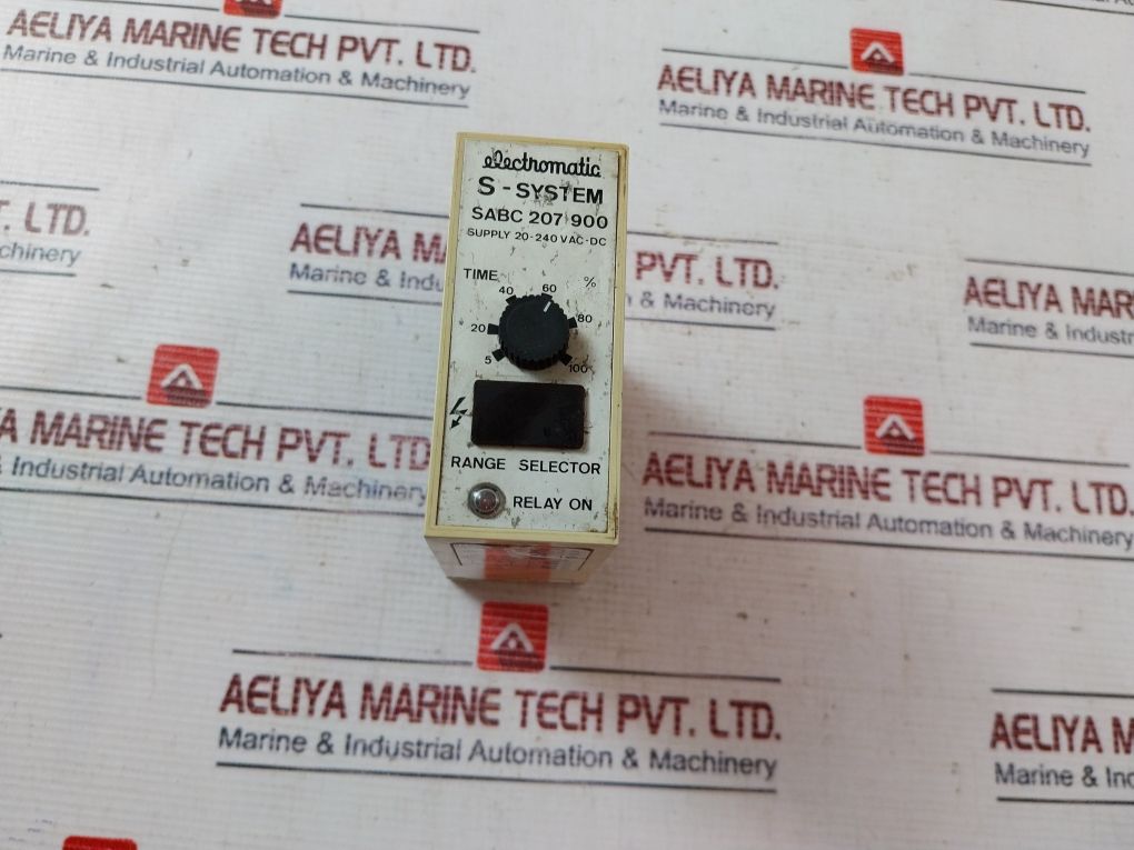 Electromatic/Schrack Sabc 207 900 S-system Time Delay Relay 10A 380V ...
