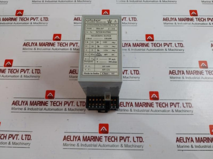 Elster Tra-267 Active Power Transducer 48V Dc 4-20Ma – Aeliya Marine
