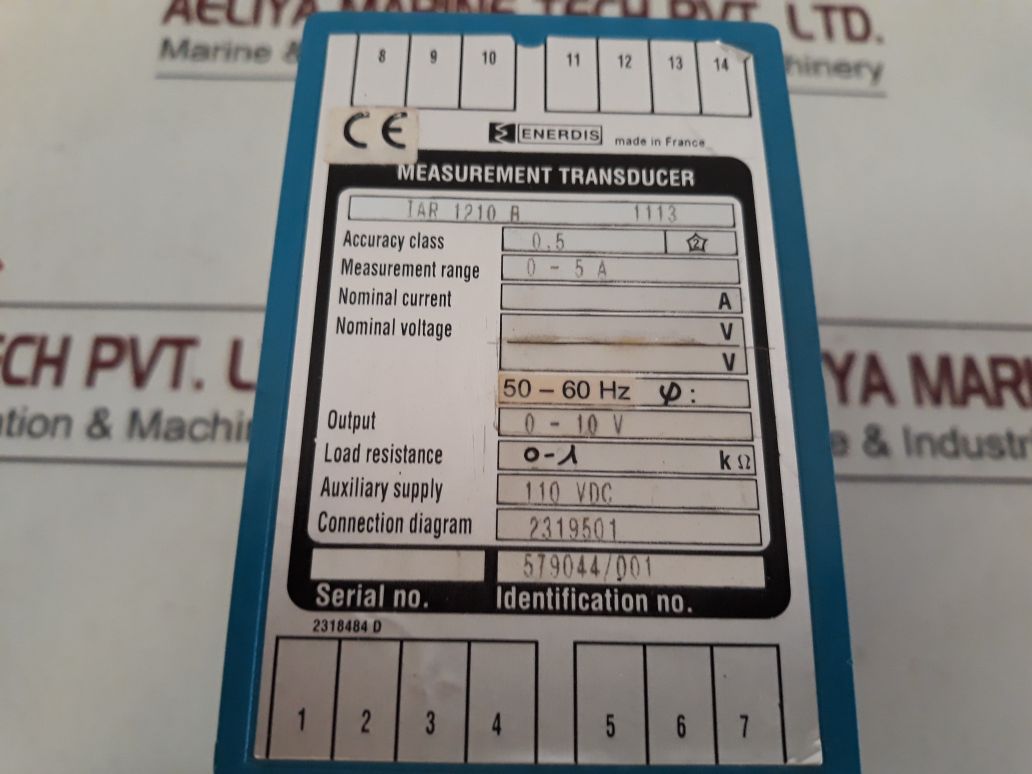 Enerdis Iar 1210 B Measurement Transducer 0-5A – Aeliya Marine