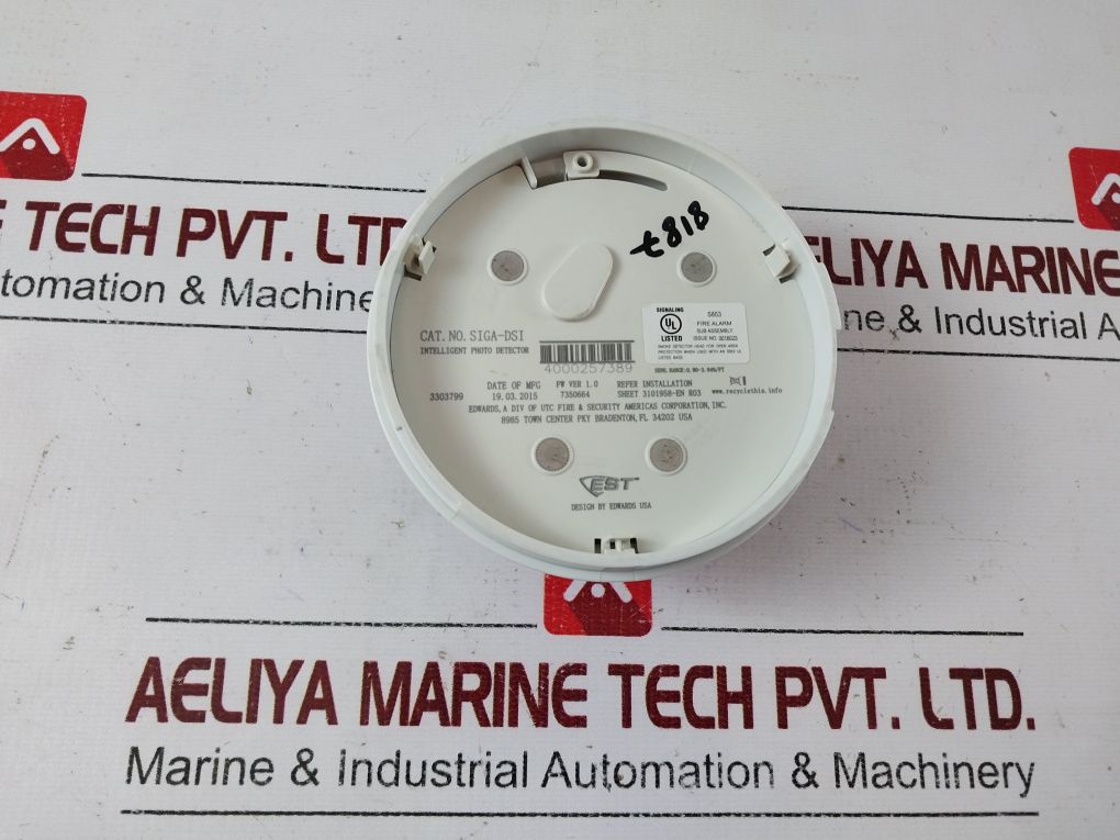Est Siga-dsi Intelligent Photoelectric Smoke Detector – Aeliya Marine