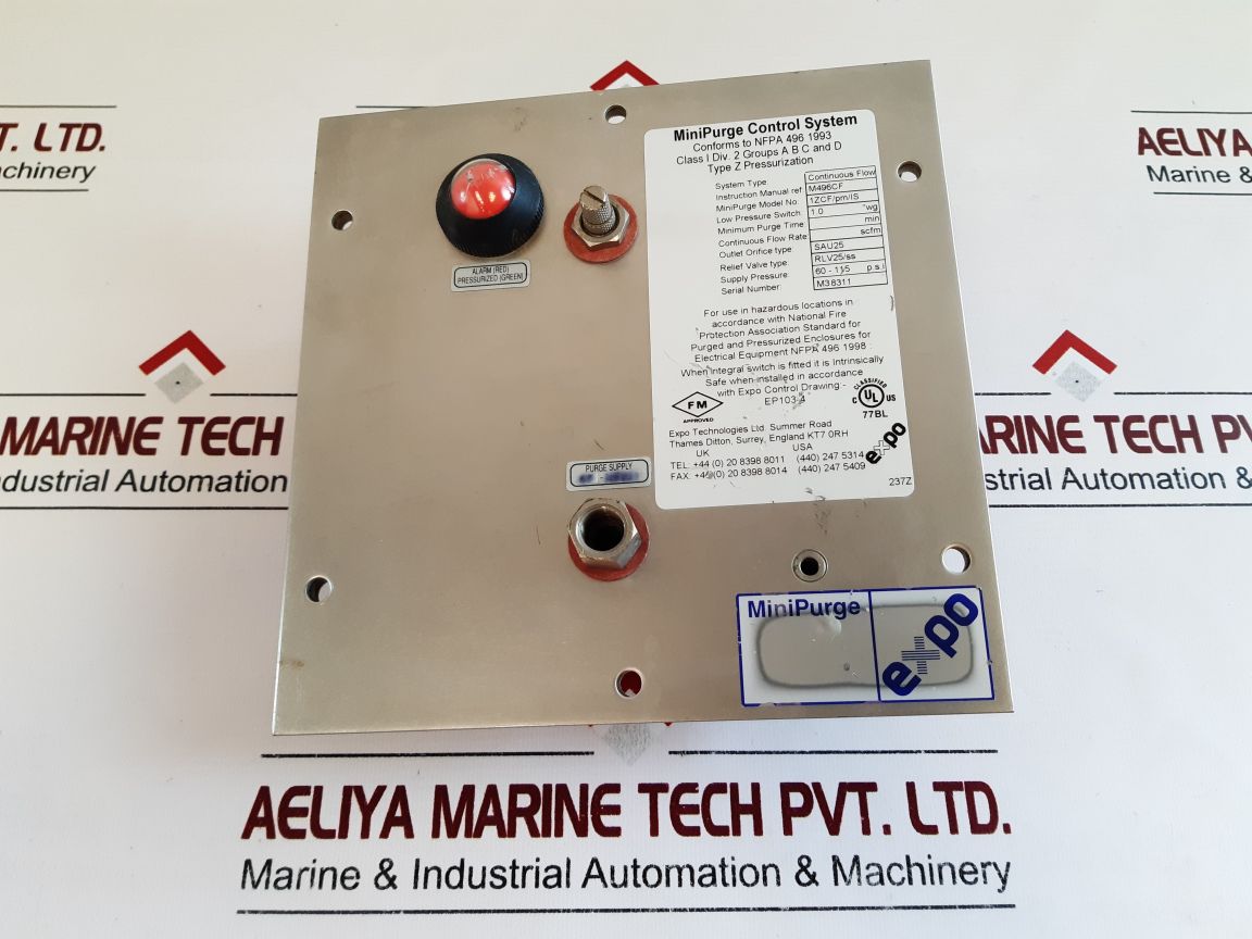 Expo Technologies 1Zcf/Pm/Is Minipurge Control System – Aeliya Marine