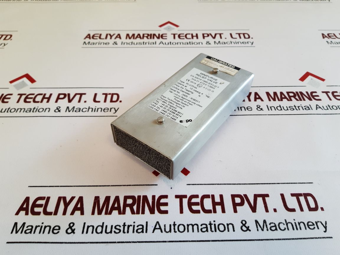 Expo Technologies Rlv25/Ss Minipurge Relief Valve – Aeliya Marine