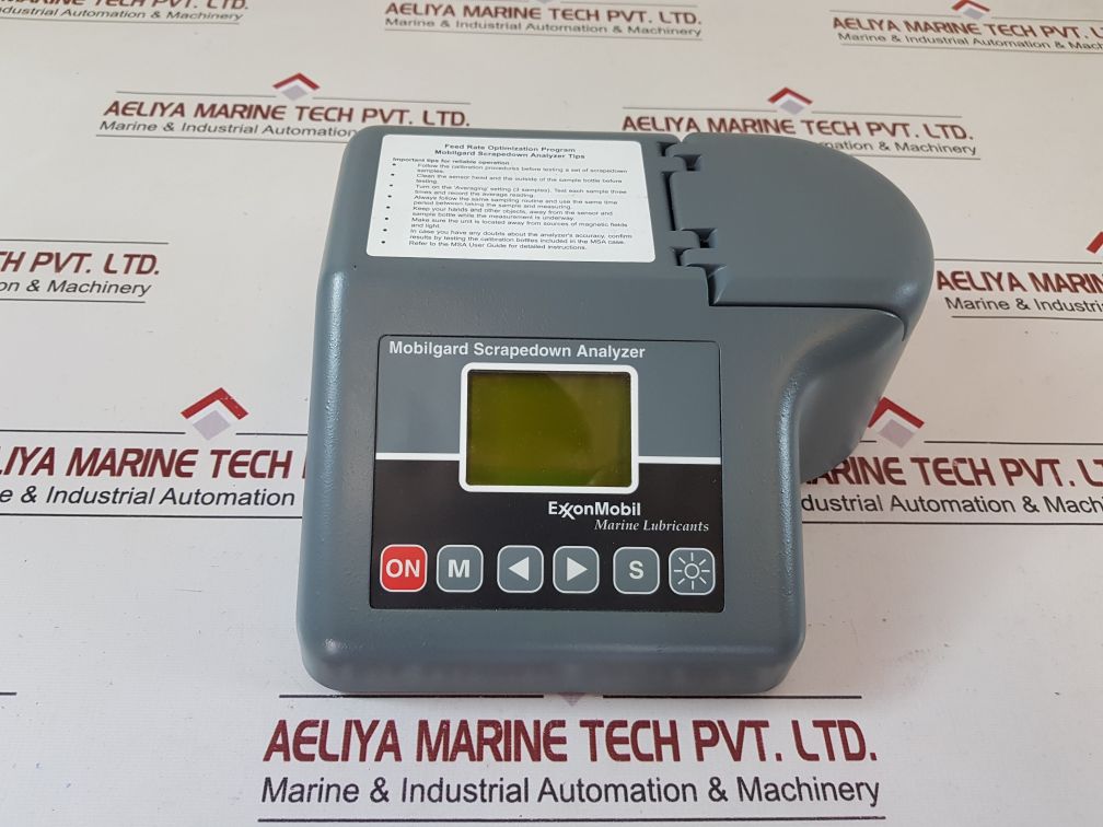 Exxonmobil As-k14483-em Mobilgard Scrapedown Analyzer – Aeliya Marine