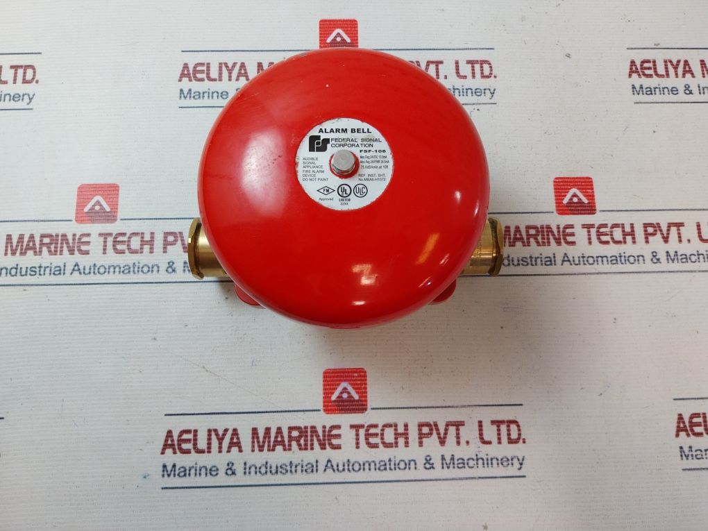 Federal Signal Fsf-106 Alarm Bell 24Vdc – Aeliya Marine
