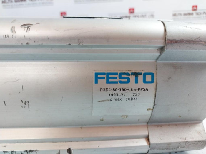 Festo Dsbc-80-160-cd3-ppsa Rod End Bearing Pneumatic Cylinder Vbqf-u-g ...