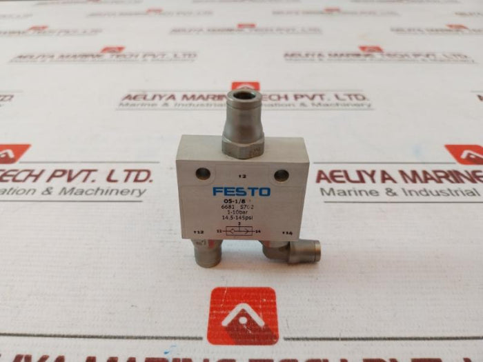 Festo Os-1/8-b Or Gate Pneumatic Manifold Valve 1-10 Bar – Aeliya Marine