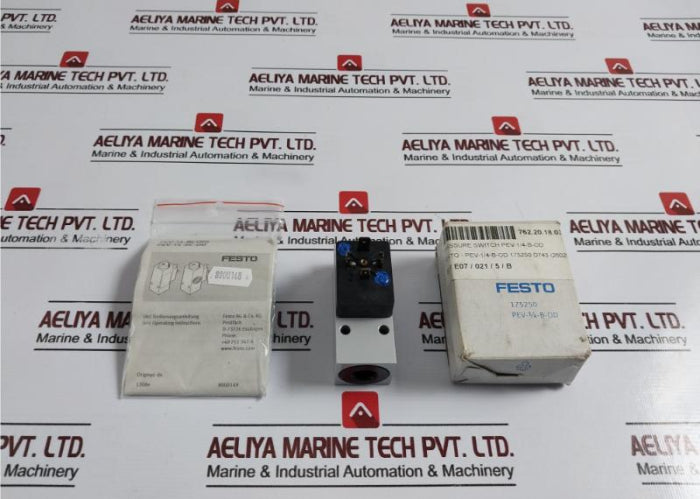 Festo Pev-1/4-b-od Pressure Switch 250 Vac, 125 Vdc 8000148 – Aeliya Marine