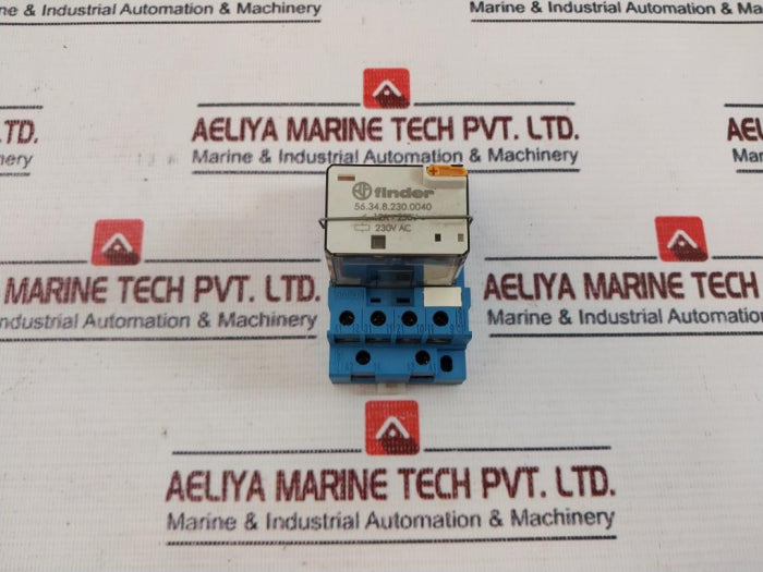 Finder 56.34.8.230.0040 Electromagnetic Relay With 96.74 Socket ...