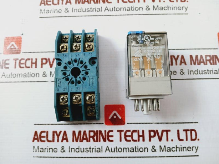 Finder 60.13.9.024.0070 Socket Power Relay 0A-250V 24Vdc 6C Series 90 ...