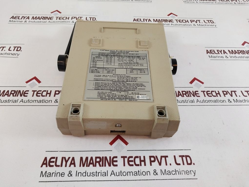 Fluke 8050A Digital Multimeter – Aeliya Marine Tech Pvt. Ltd.