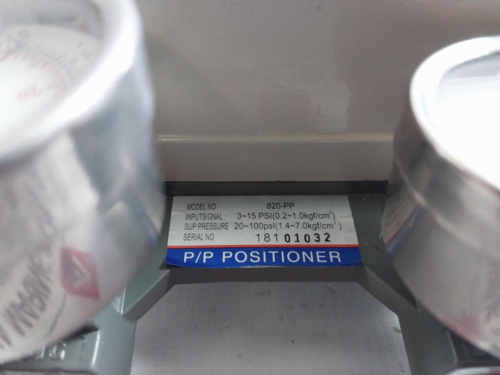 Forbes Marshall 820-pp Pneumatic Positioner 3~15 Psi 0-6 Bar 0-100 Psi ...