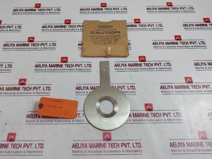 Foxboro Orifice Flange Plate 2 X 1.416 Inlet N2 Flow 2 In. – Aeliya Marine