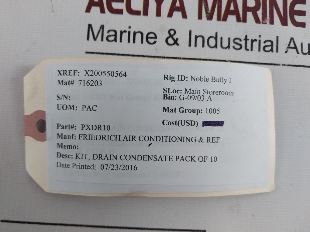 Friedrich Pxdr10 Condensate Drain Kit – Aeliya Marine