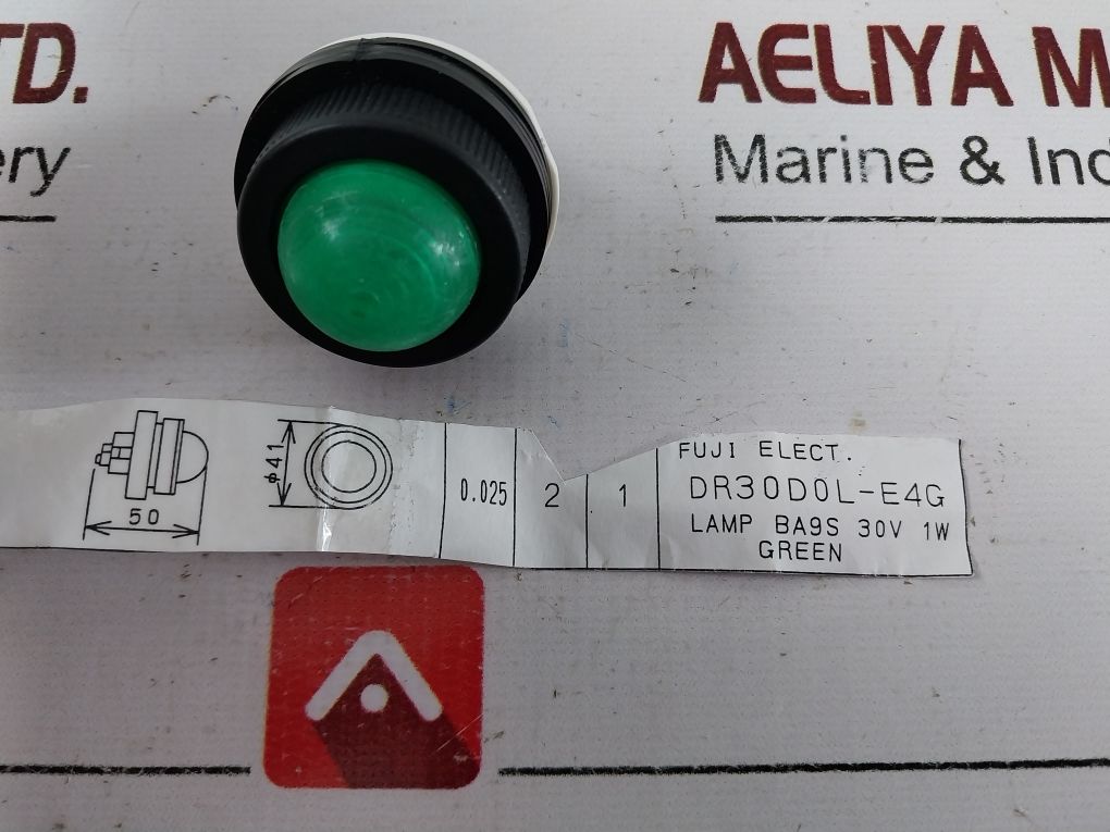 Fuji Electric Dr30D0L-e4G Pilot Light 30V 1W Max – Aeliya Marine